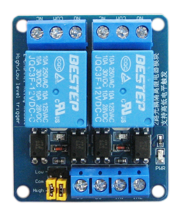 02-HLR-12 2CH. HIGH & LOW TRIGGER RELAY MODULE – 【和興】網店 – SHOP WO HING ...