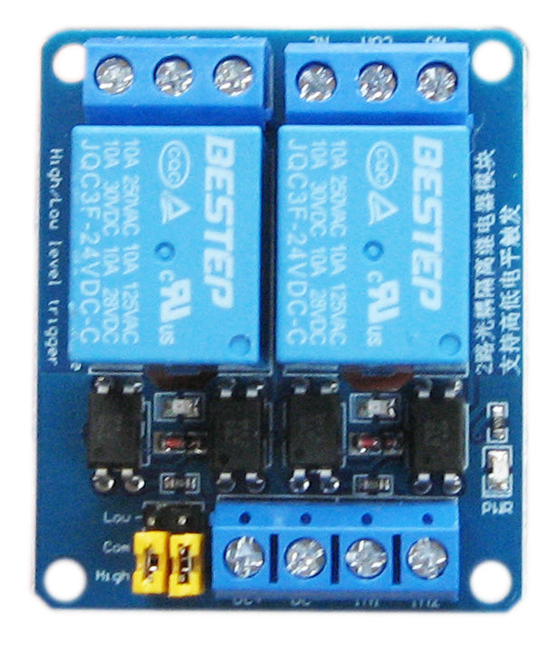 02-HLR-24 2CH. HIGH & LOW TRIGGER RELAY MODULE – 【和興】網店 – SHOP WO HING – ELECTRONICS & EQUIPMENT