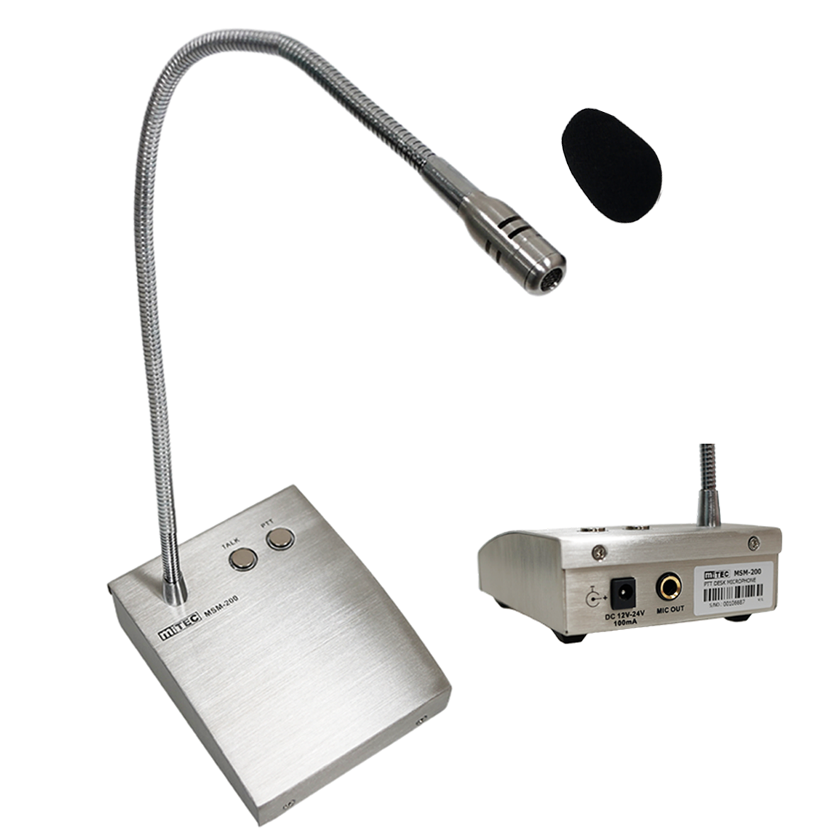 MSM-200 PTT DESK MICROPHONE^ – 【和興】網店 – SHOP WO HING – ELECTRONICS ...