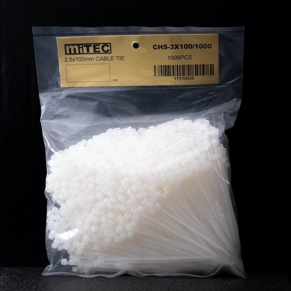 CHS-3X100/1000 2.5X100MM CABLE TIE – 【和興】網店 – SHOP WO HING ...